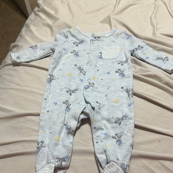Disney | One Pieces | Disney Light Blue Mickey Mouse Footie | Poshmark